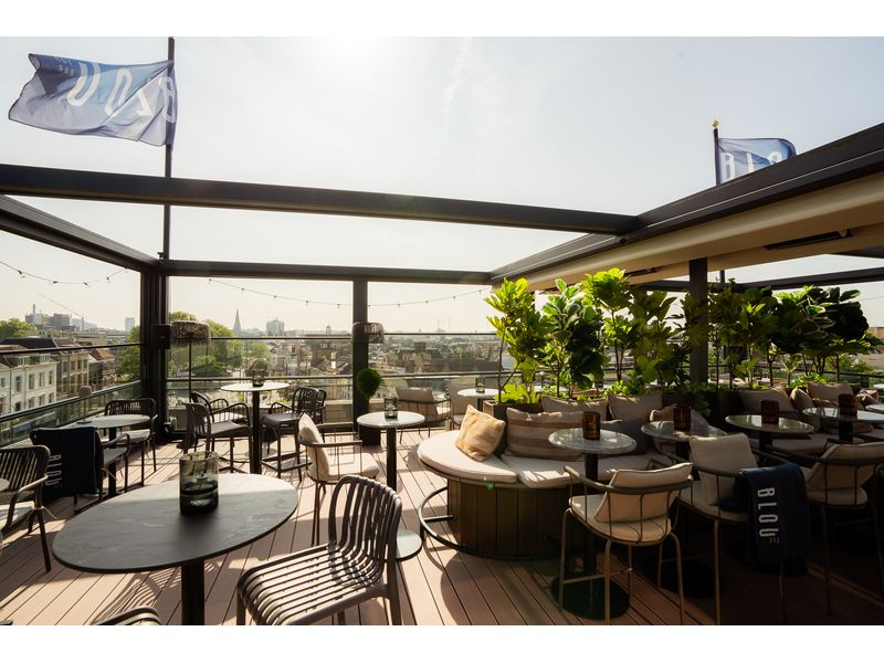 Blou Rooftopbar Bar in Hotel Haarhuis lanceert verrassend nieuw concept ...