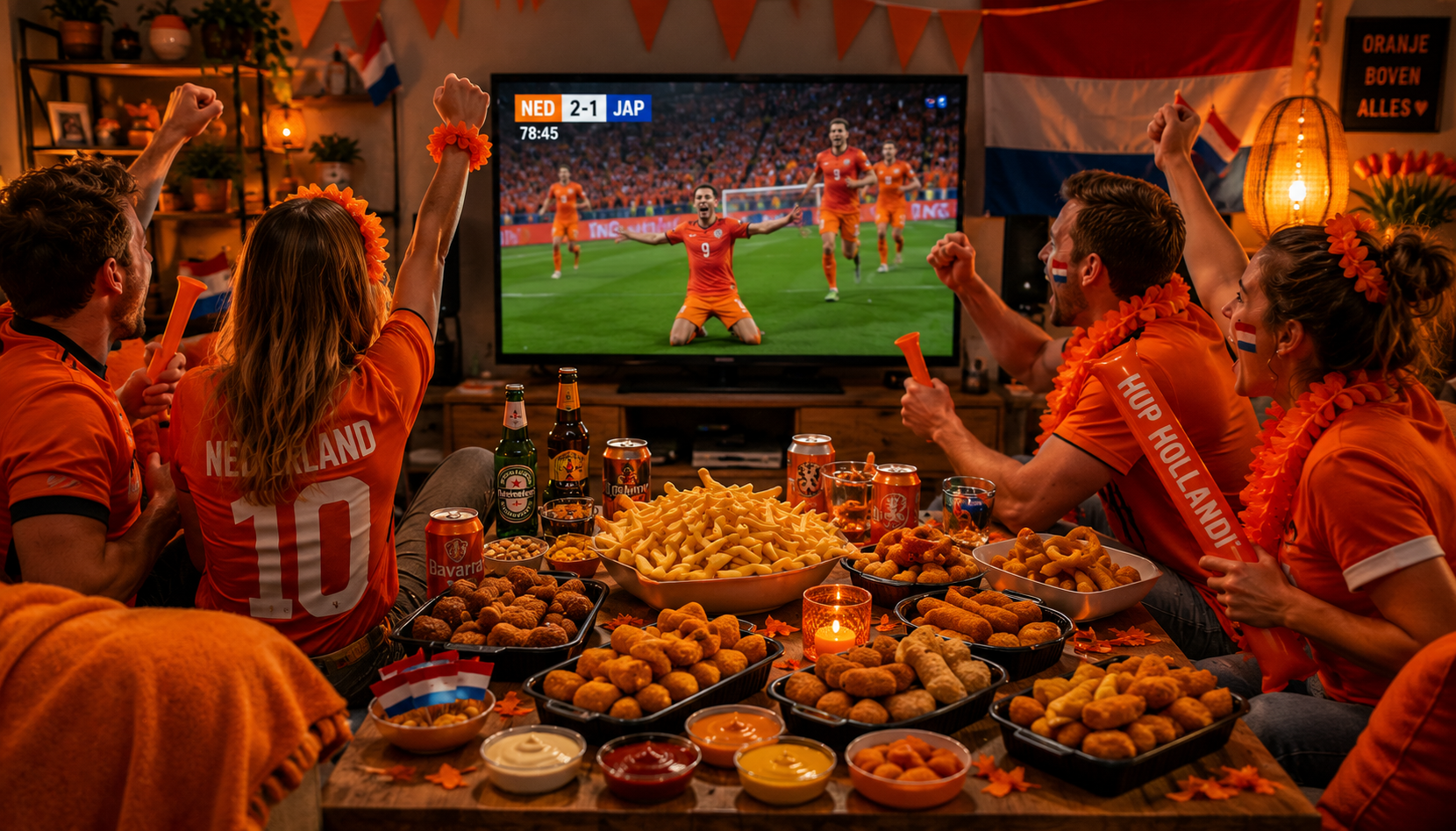 Late aftrap Oranje zorgt voor bestelpiek bij Thuisbezorgd - Lunchroom